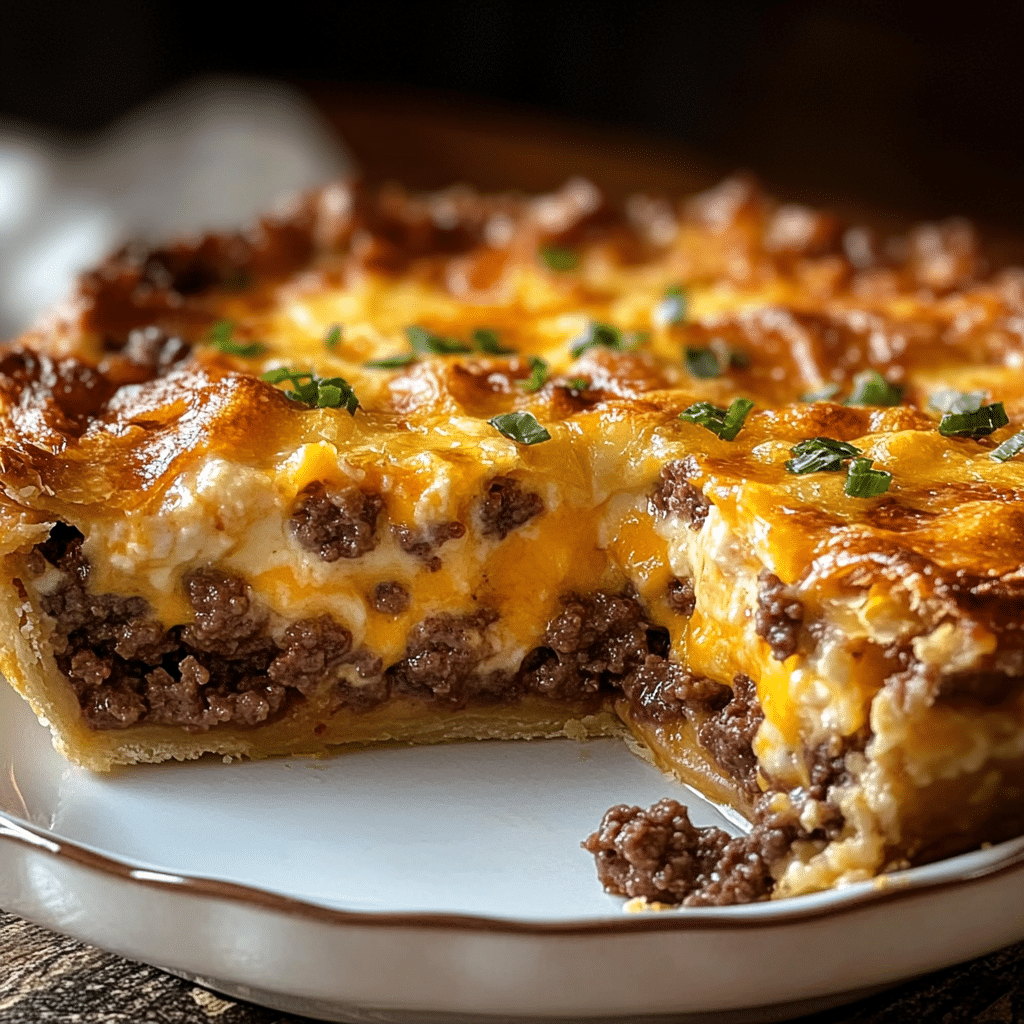 Impossible Cheeseburger Pie Recipe