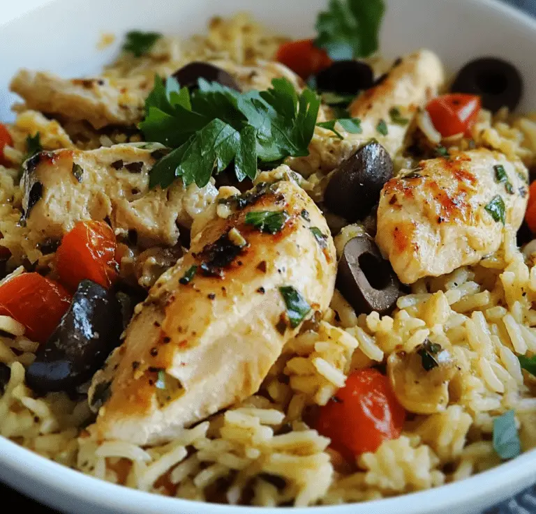 Mediterranean Chicken and Rice