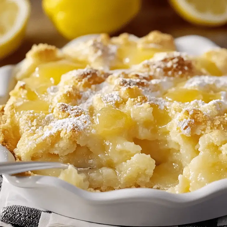 Magic Lemon Cobbler