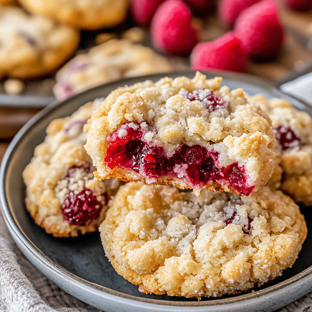 Costco Raspberry Crumble Cookies