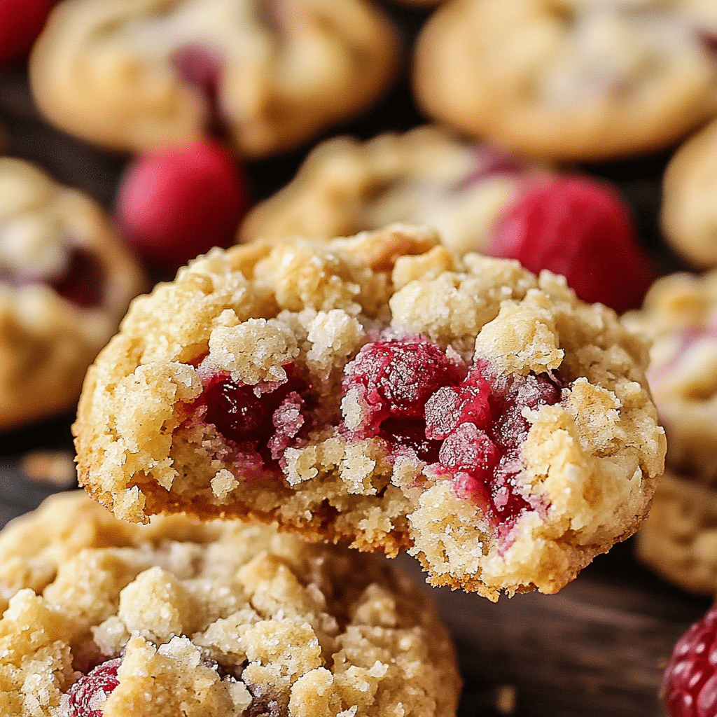 Costco Raspberry Crumble Cookies