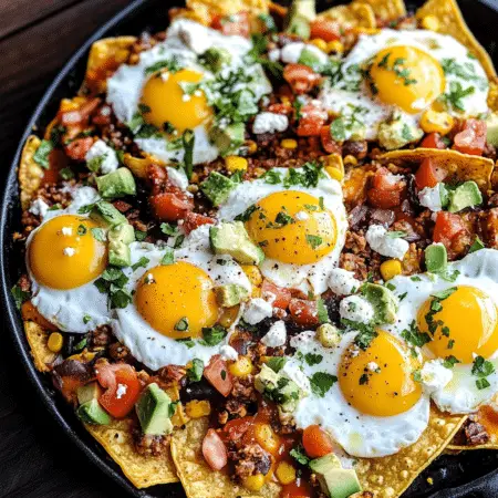 Huevos Rancheros Breakfast Nachos