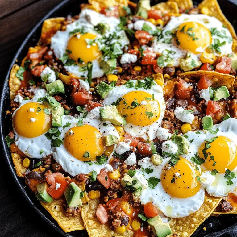 Huevos Rancheros Breakfast Nachos
