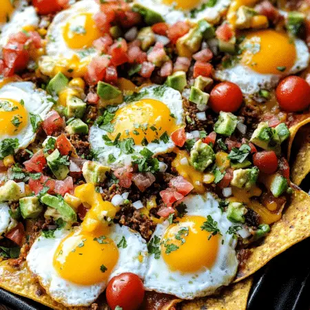 Huevos Rancheros Breakfast Nachos