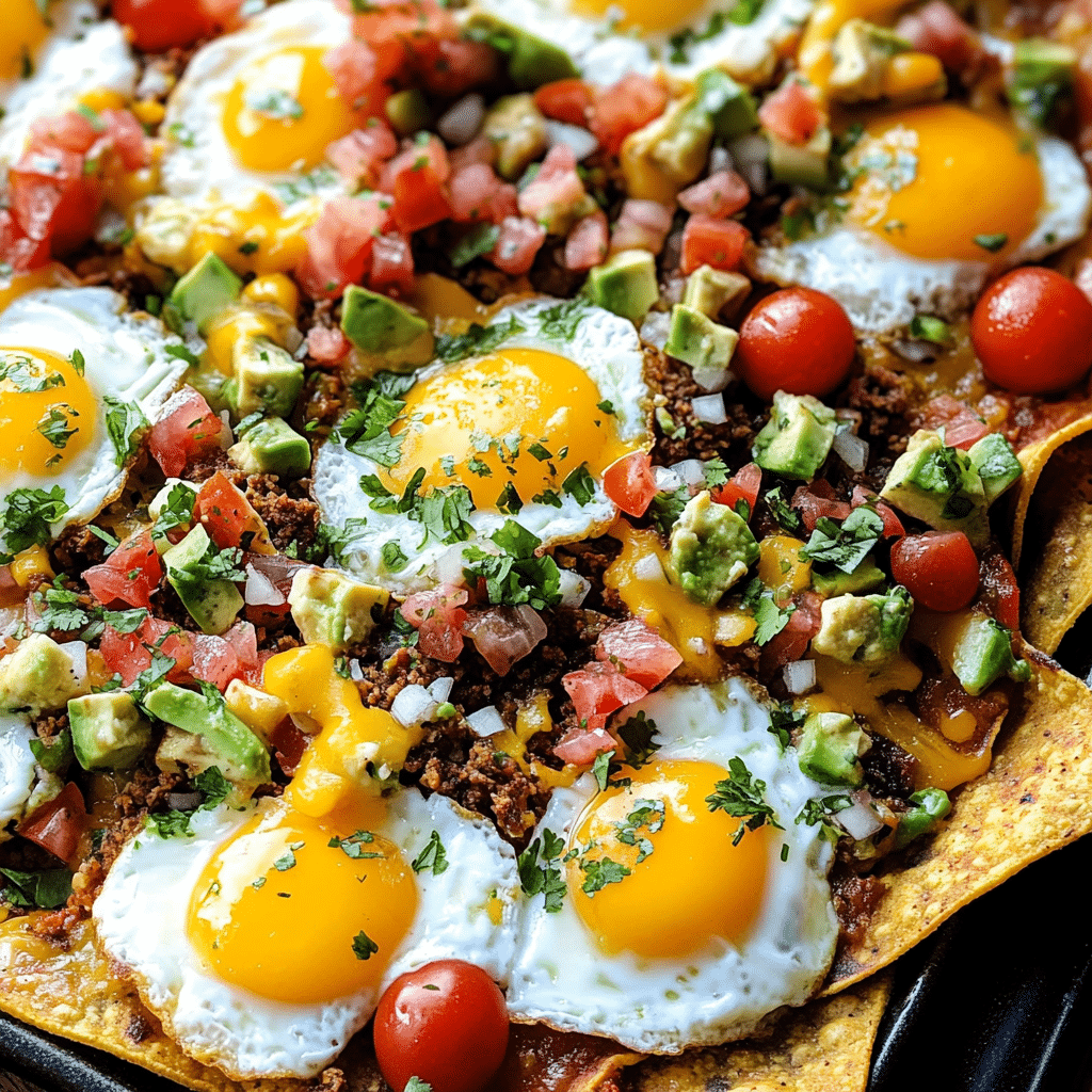 Huevos Rancheros Breakfast Nachos