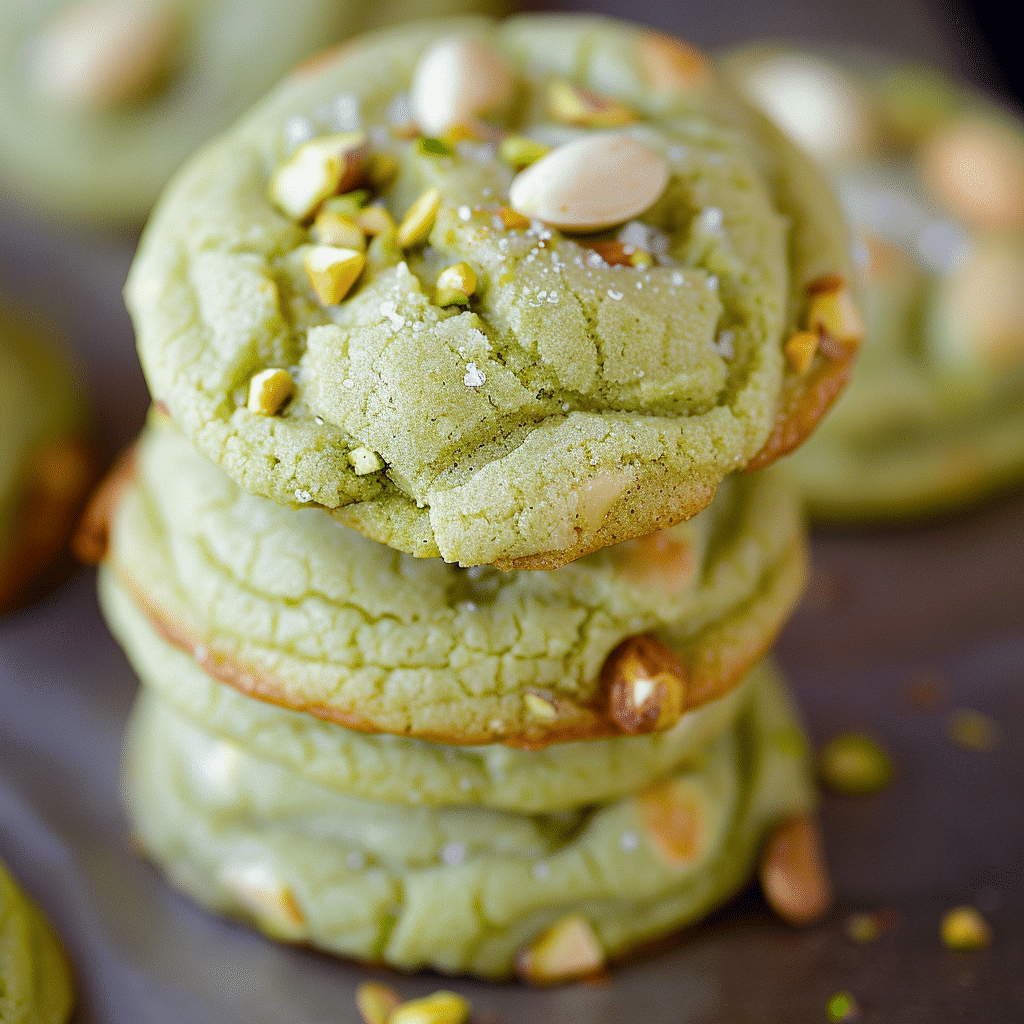 Pistachio Pudding Cookies