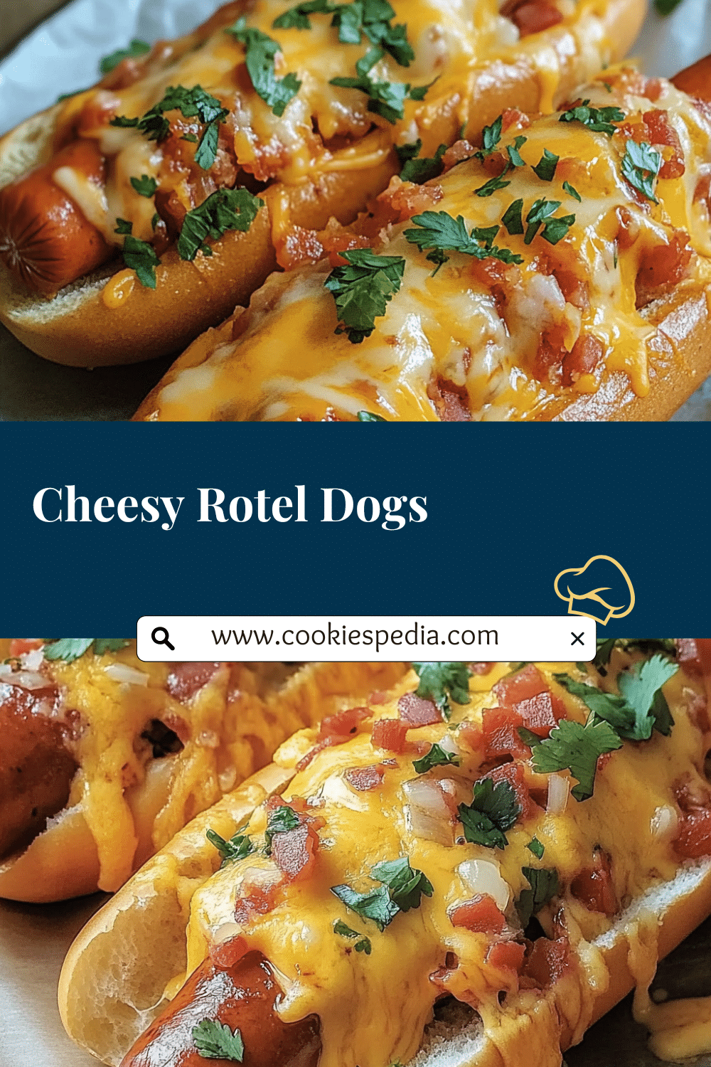 Cheesy Rotel Dogs