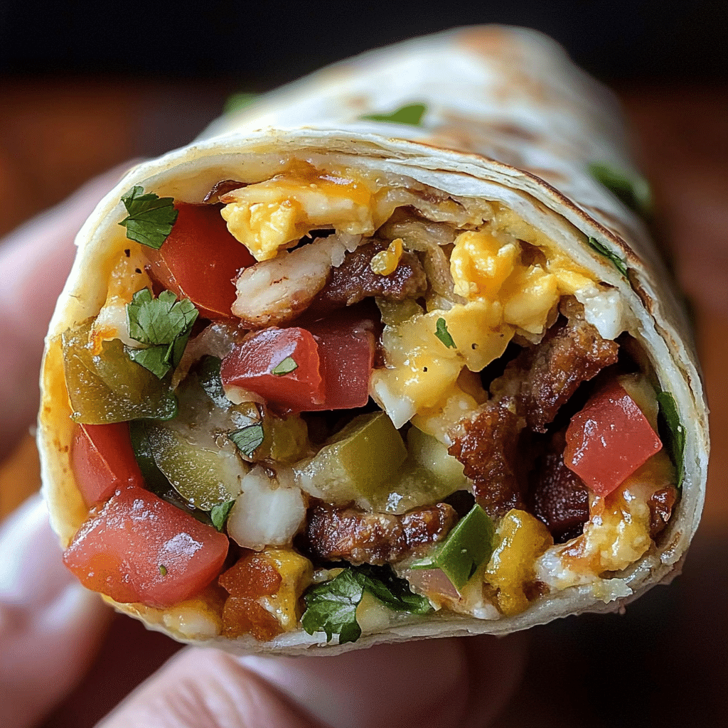 Cowboy Breakfast Burrito