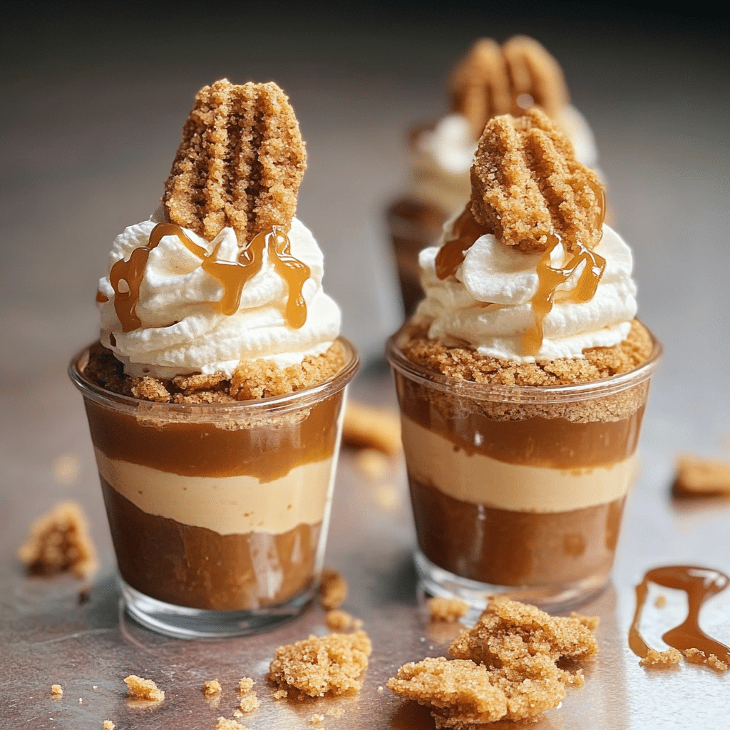Mini Cookie Butter Shooter Cups