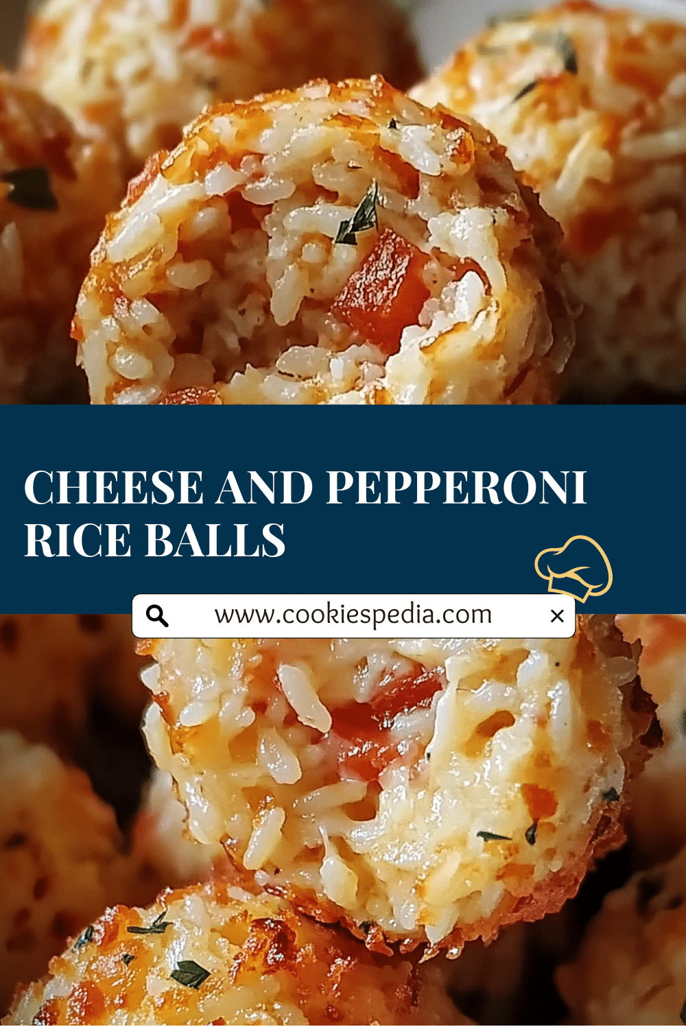 Cheese and Pepperoni Rice Balls