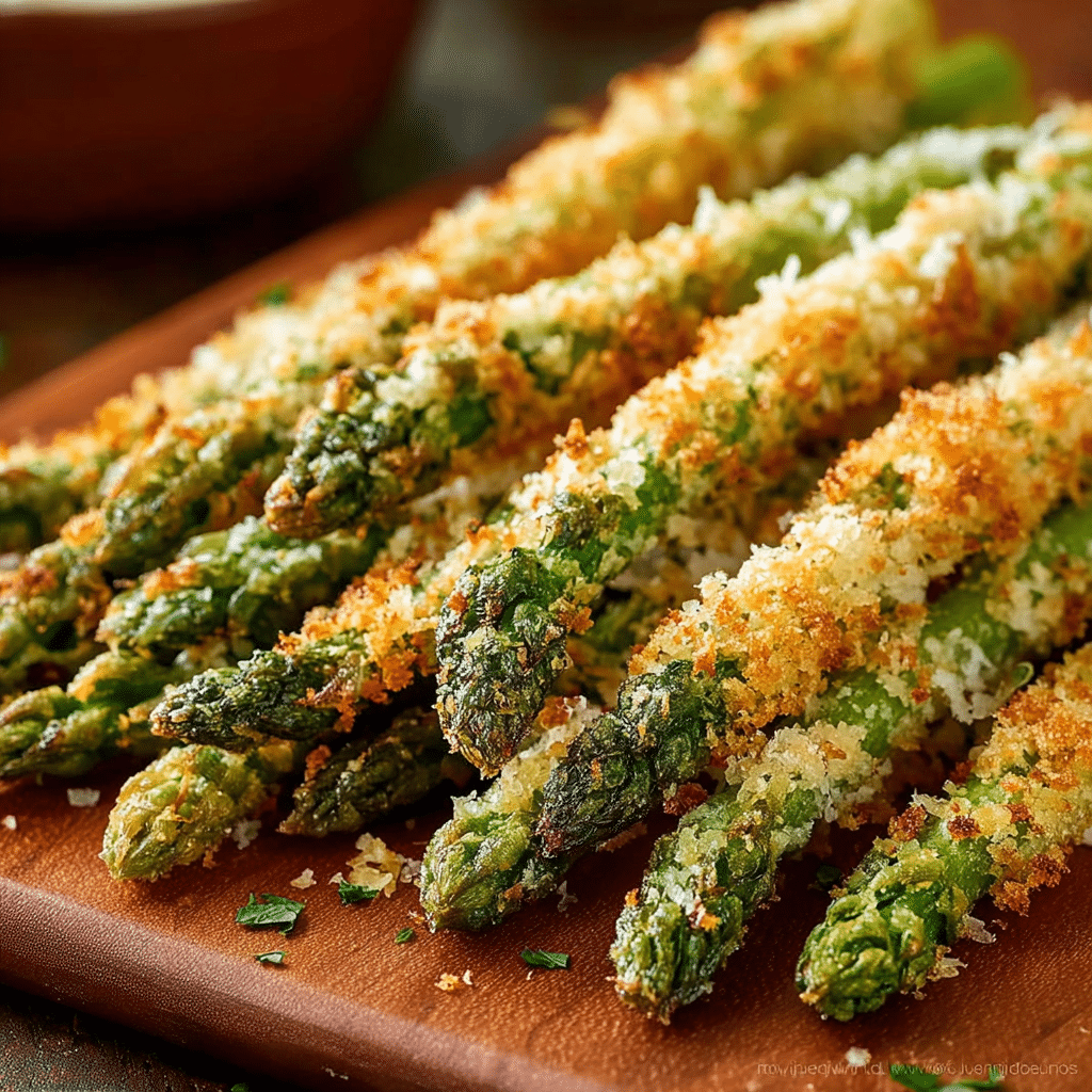 Crispy Parmesan Asparagus Sticks