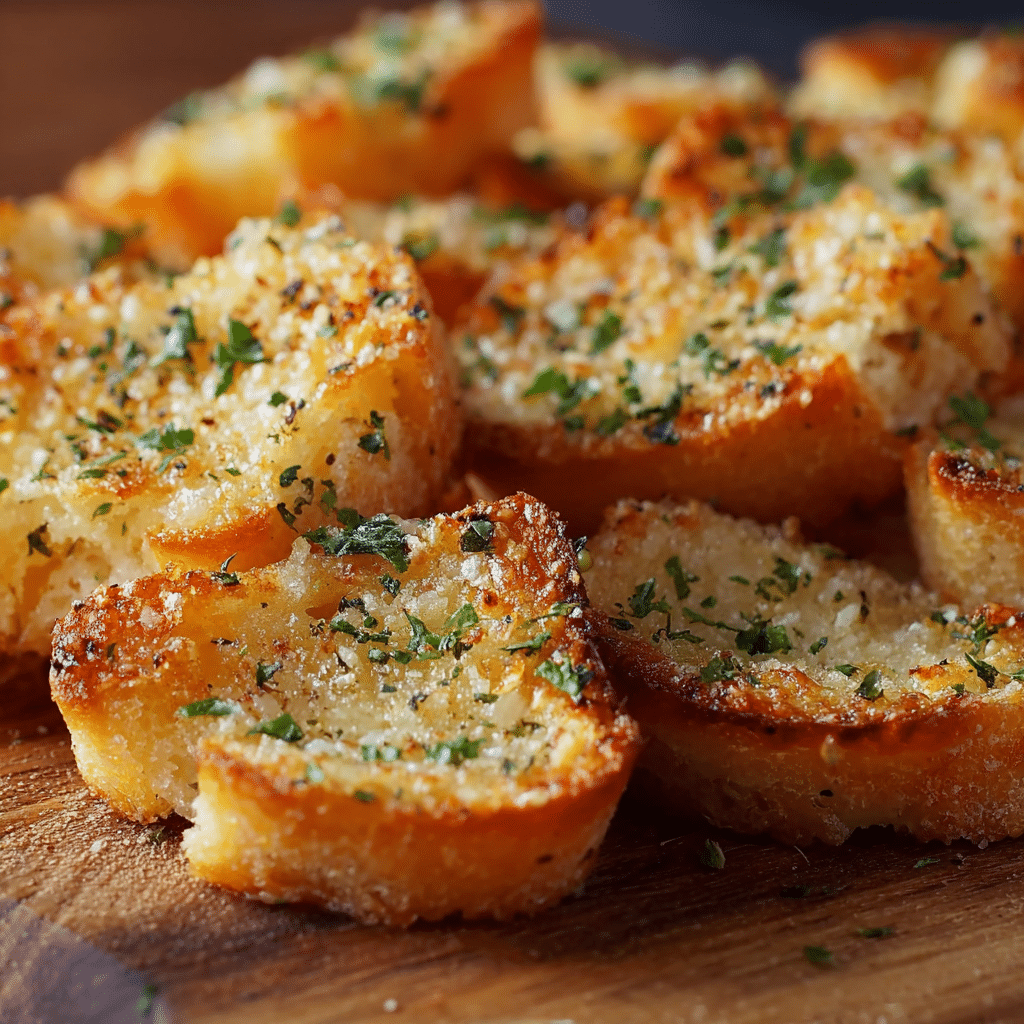 Crispy Garlic Bread Ritz Bits Delight