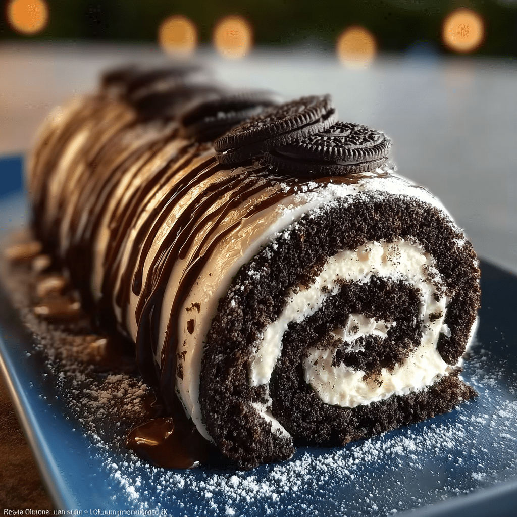Oreo Cream Chocolate Roll