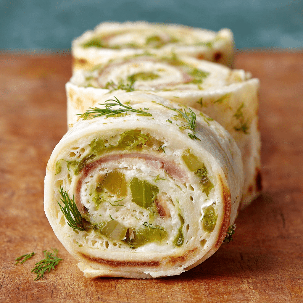 Dill Pickle Tortilla Roll Ups