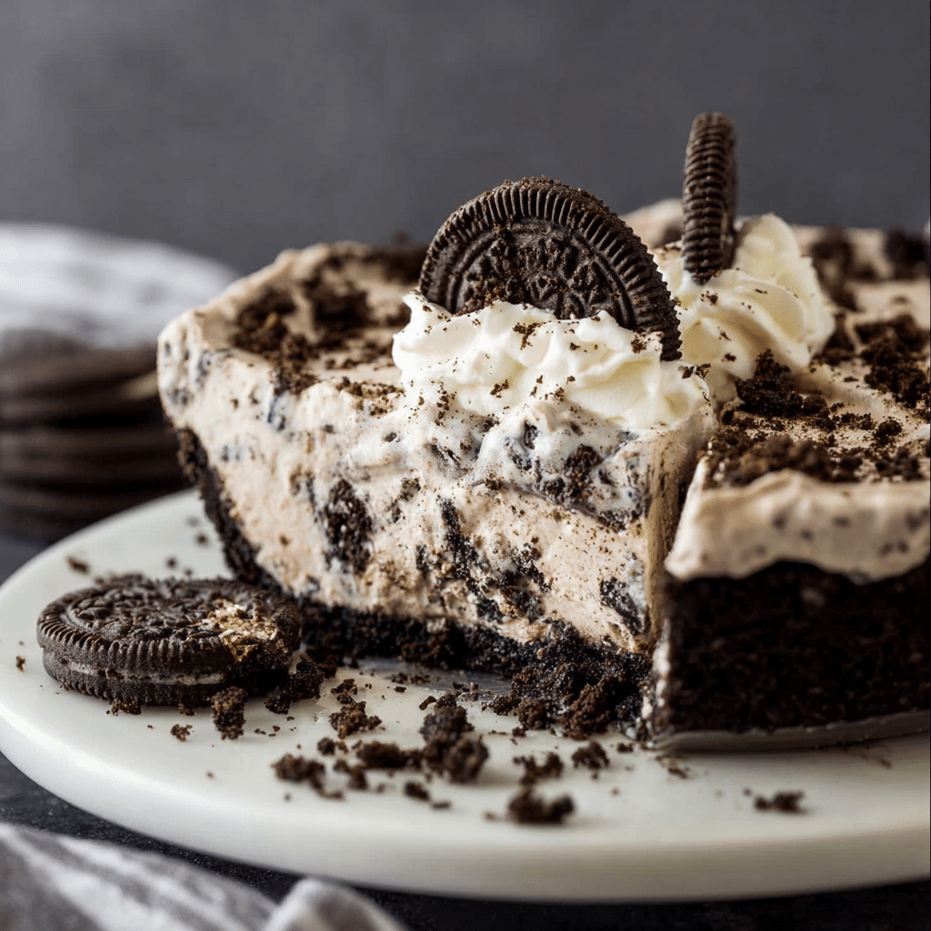 The Best No Bake Oreo Pie