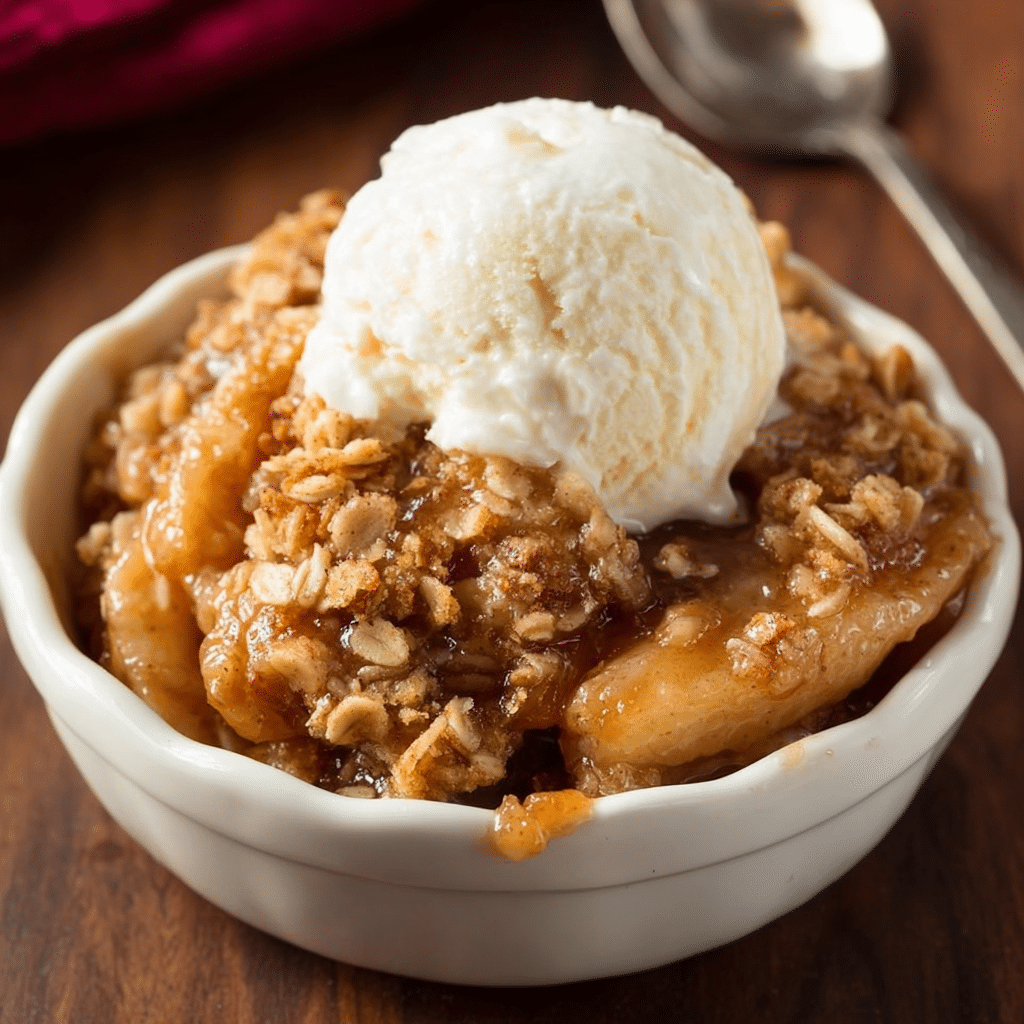 Easy Slow Cooker Apple Crisp