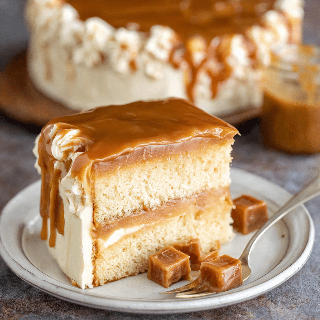 Easy Caramel Cake