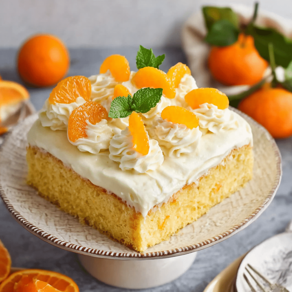Mandarin Orange Cake Recipe